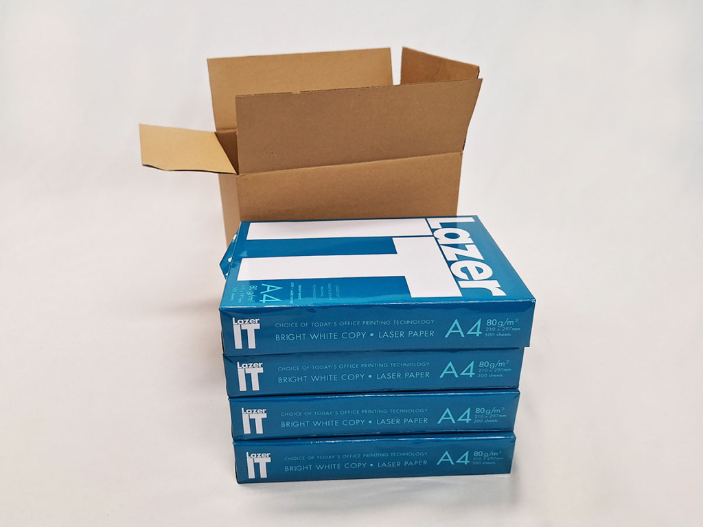 A4 RSC Cardboard Boxes - eShop UBEECO Packaging Solutions